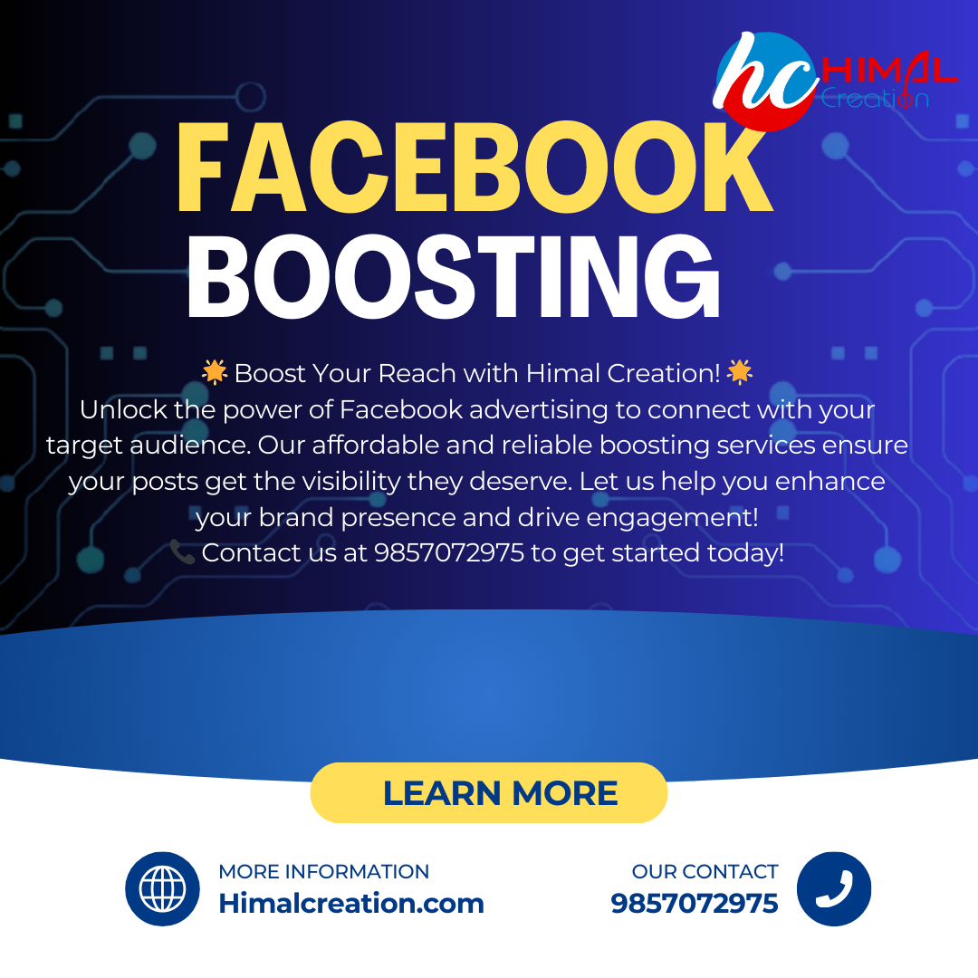 Affordable and Effective Facebook Boosting Services - Himal Creation